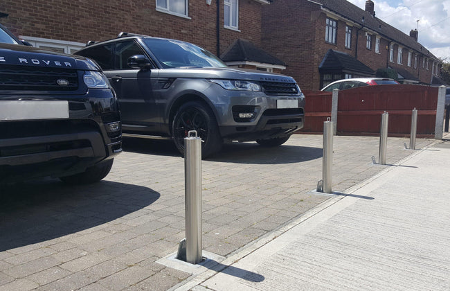 Driveway Security Post Installation - Security Bollards Direct