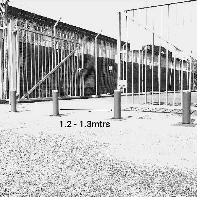 Bollard & Parking Post Spacing | Security Bollards Direct