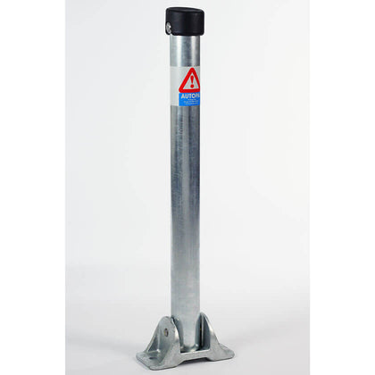 Galvanised Hinged Fold Down Parking Post | Security Bollards Direct