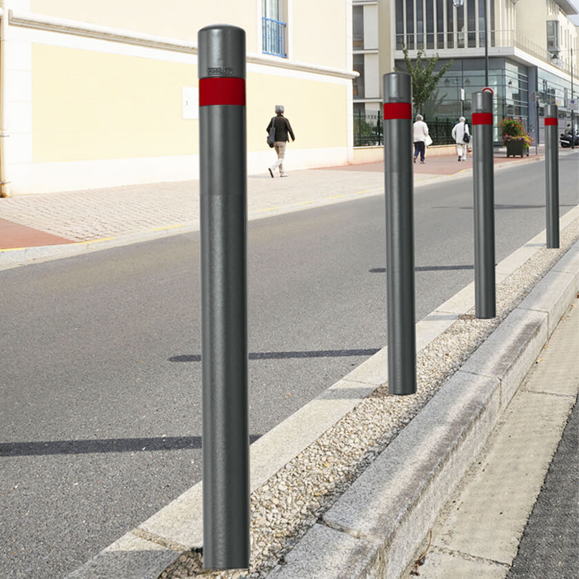 Cast Collar Steel Bollard | Security Bollards Direct