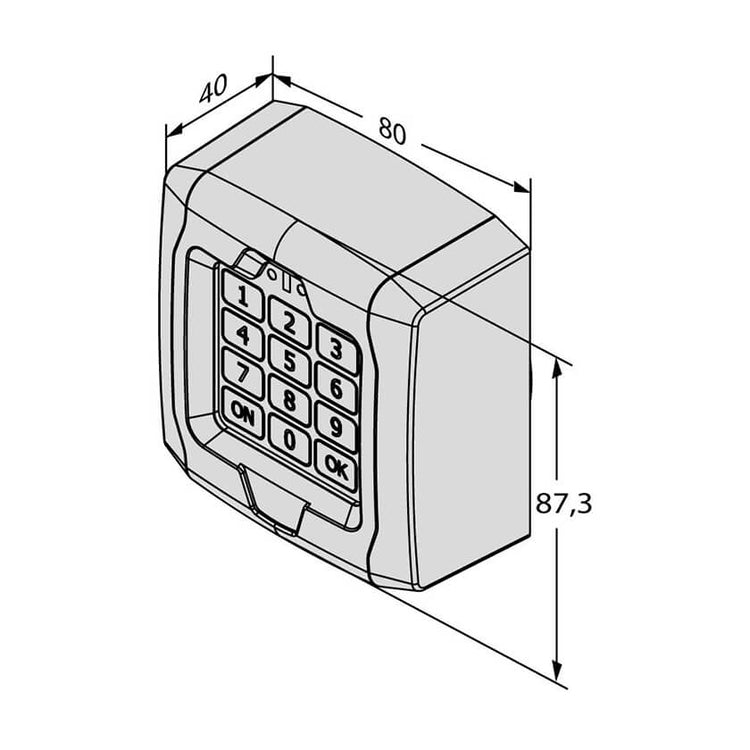 BFT Touch Keypad | Security Bollards Direct
