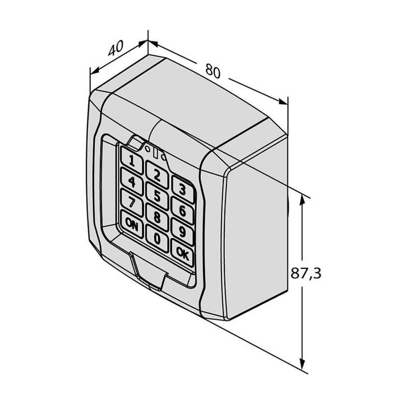 BFT Touch Keypad | Security Bollards Direct