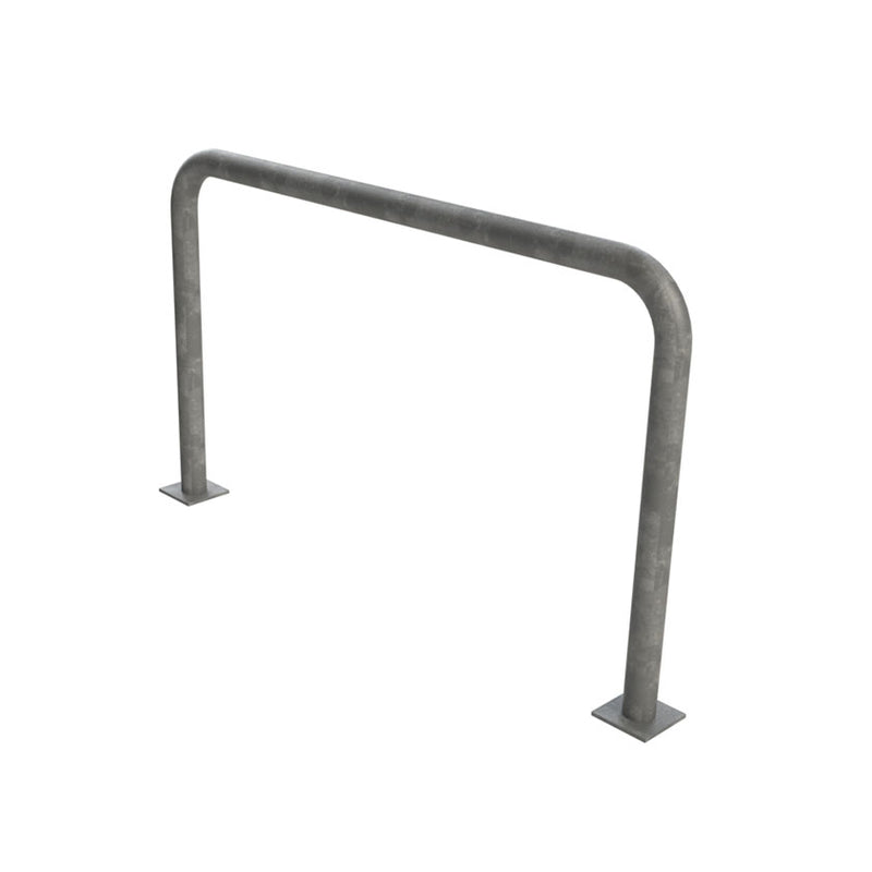 76mm Fixed Hoop Parking Barrier | Security Bollards Direct