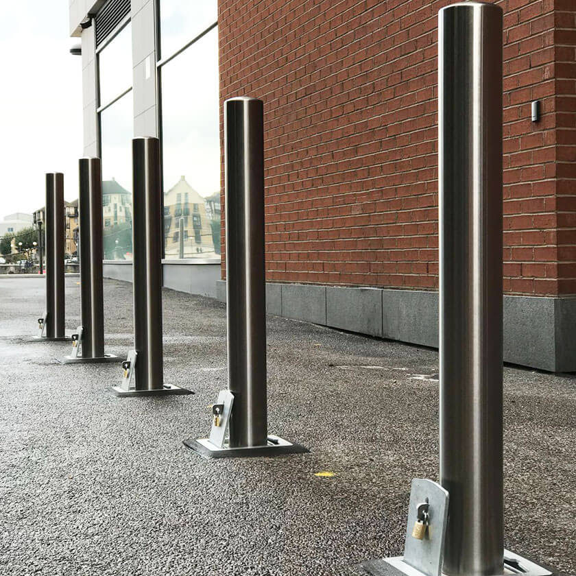 Stainless Steel Removable Bollard RLO-S90 | Security Bollards Direct